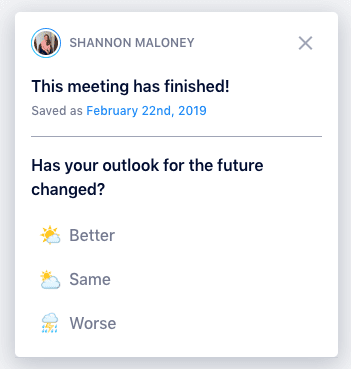 Measuring meeting effectiveness: 5 post-meeting question templates
