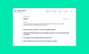 9 One-on-one meeting templates that build trust | Spinach