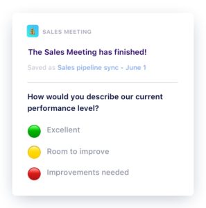 Measuring meeting effectiveness: 5 post-meeting question templates