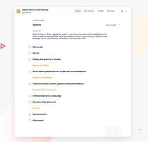 How to use Robert’s Rules of Order agenda for your next meeting