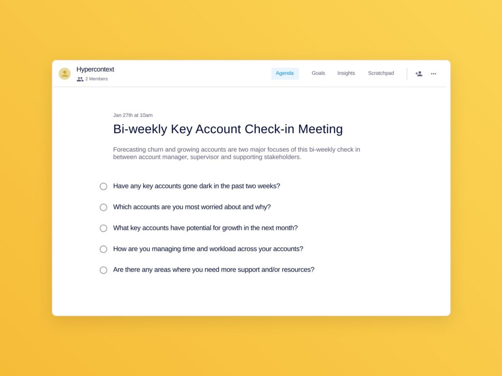 16 Sales meeting templates every organization needs | Spinach