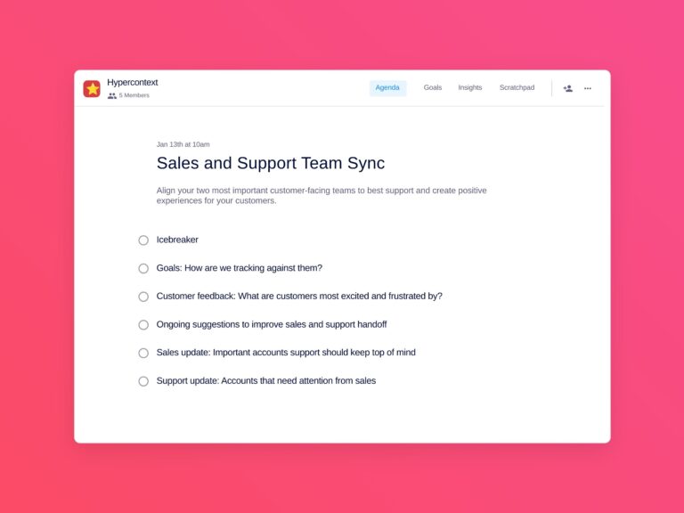 16 Sales meeting templates every organization needs | Spinach