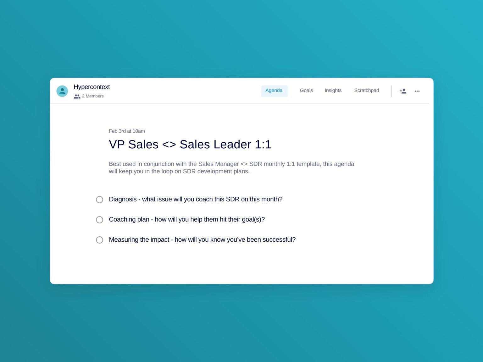 16 Sales meeting templates every organization needs | Spinach